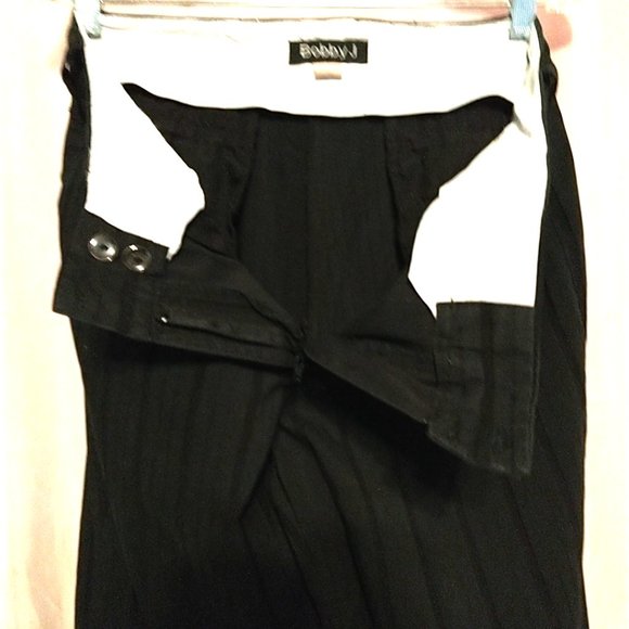 Bobby J | Pants & Jumpsuits | Vtg Bobby J Culottes Blackblack Stripes ...